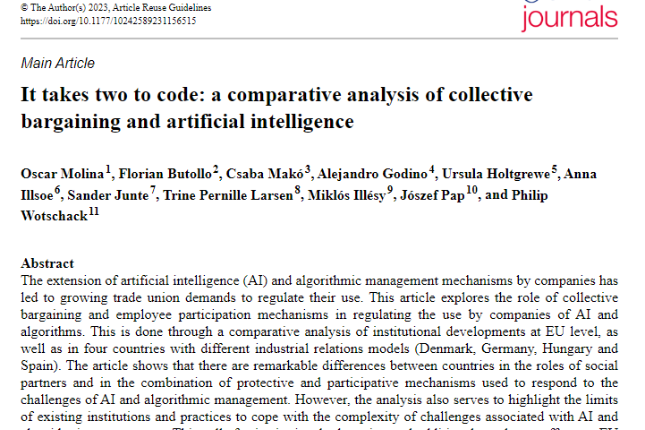 incoding-project – Democracy At Work through Transparent and Inclusive Algorithmic Management